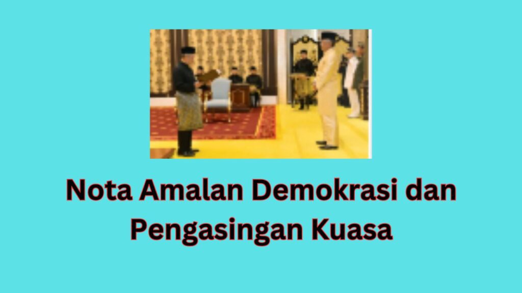Nota Amalan Demokrasi dan Pengasingan Kuasa - APDM