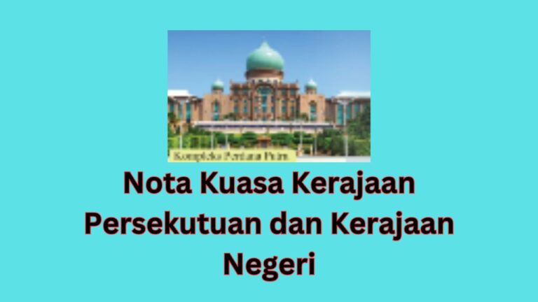 Nota Kuasa Kerajaan Persekutuan dan Kerajaan Negeri - APDM